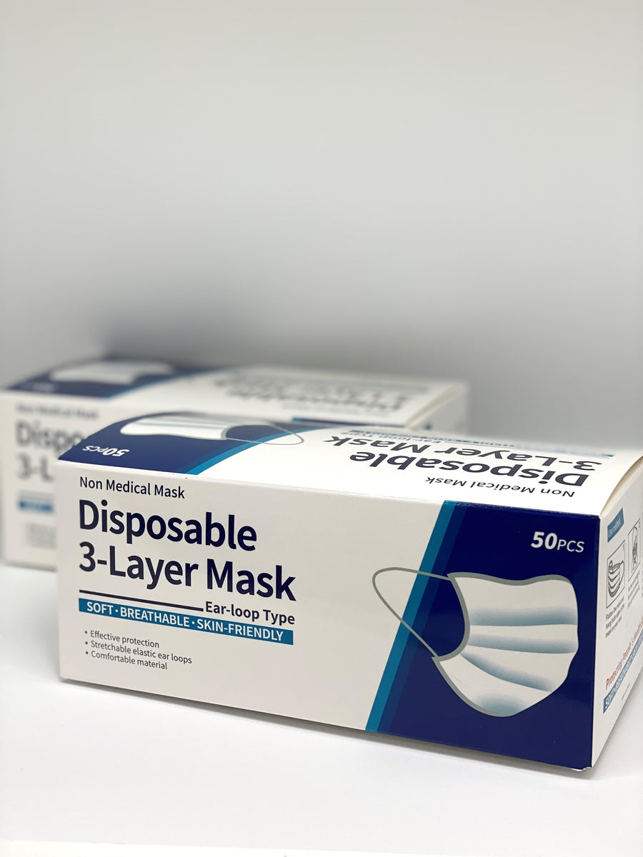 3-Layer Disposable Mask – Wandong Pharmacy